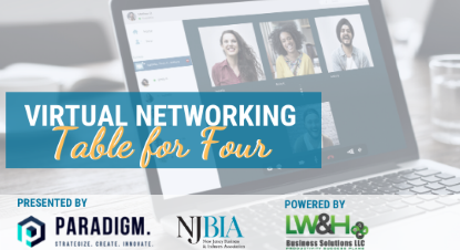 Virtual Networking: Table for Four - NJBIA